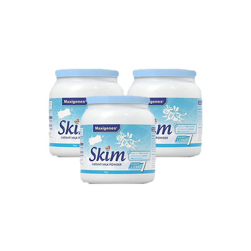 【3罐 澳洲直邮】澳大利亚Maxigenes美可卓 脱脂高钙奶粉 儿童孕妇可用 1kg－友阿海外购