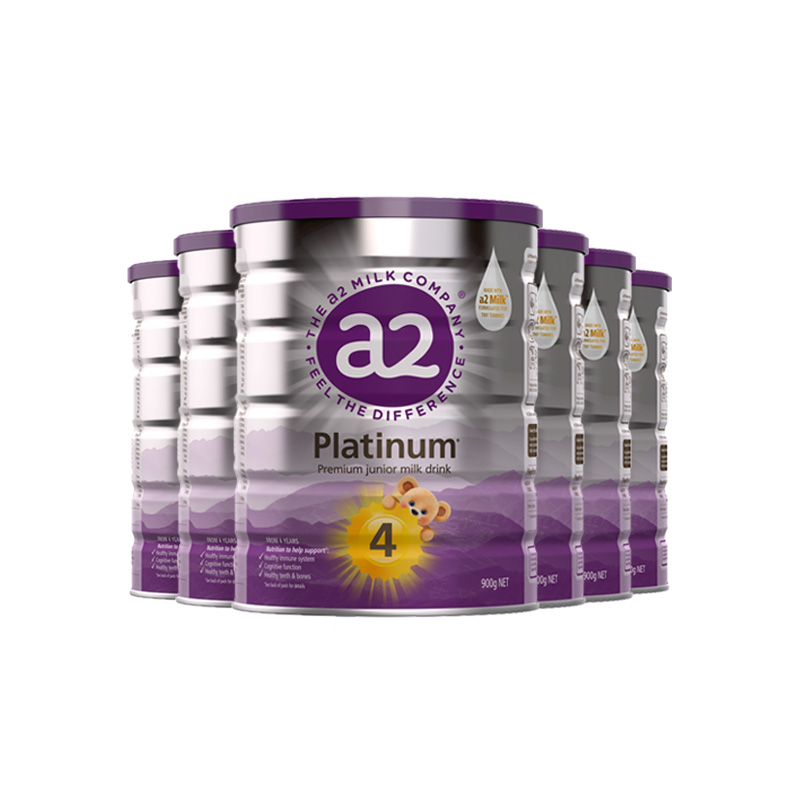 【活动价-不支持优惠券】【澳洲直邮 6罐】新西兰A2 白金酪蛋白奶粉 4段 900g 3岁以上－友阿海外购